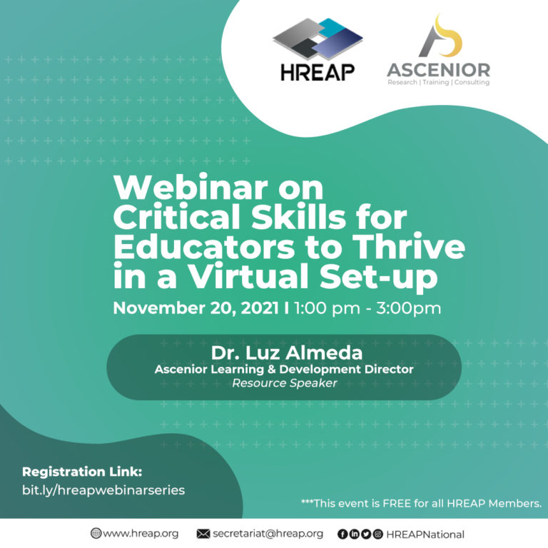 Webinars - Human Resource Educators' Association of the Philippines, Inc.